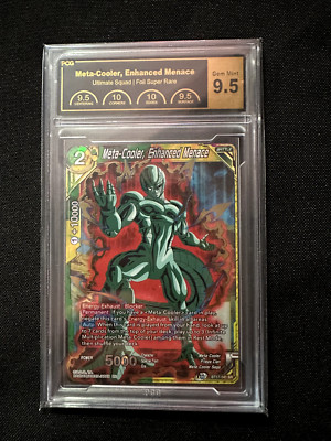 Dragon Ball Card Game- META COOLER, ENHANCED MENACE - SR -GEM MINT 9.5 ...