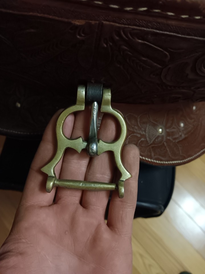 HORSE SADDLE WESTERN USED TRAIL ENDURANCE LEATHER BROWN TACK SET 16” | eBay