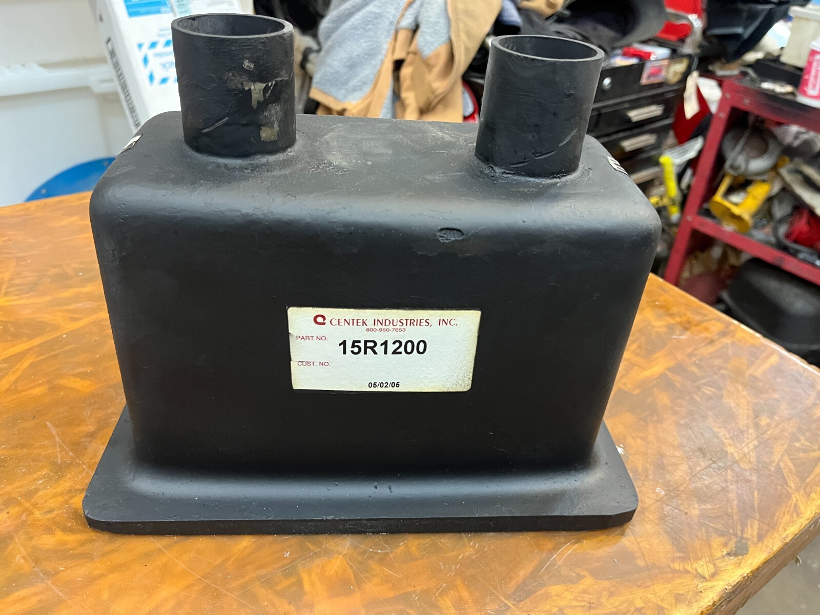 Centek Wet Exhaust Muffler Vernalift 2" In 2" Out 12"x 7", 9" High ...