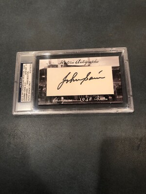 Johnny Sain 3/21 2012 Historic Autographs Champions Boston 1948 AUTO ...