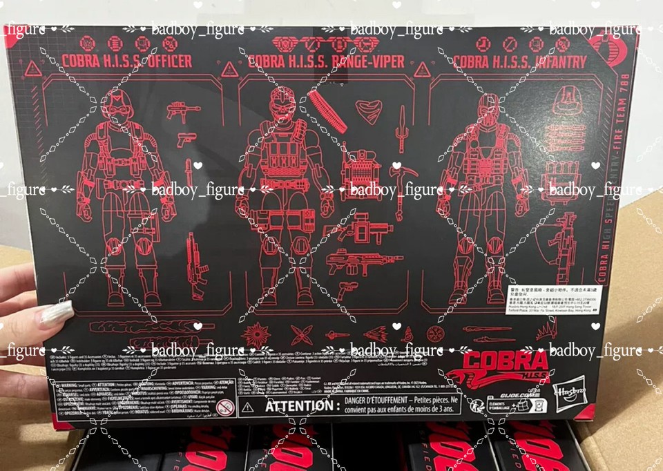 G.I. JOE Classified Series 6" Cobra HISS Fire Team 788 110 Action ...