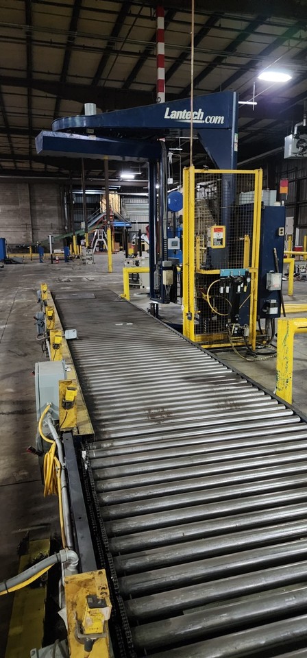 Lantech Model S1503 Automatic Stretch Wrapping Machine Overhead Pallet ...