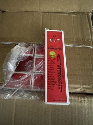 27 Cal Power Loads (strips) Hilti - RED STRONG, Pack of 100 | eBay