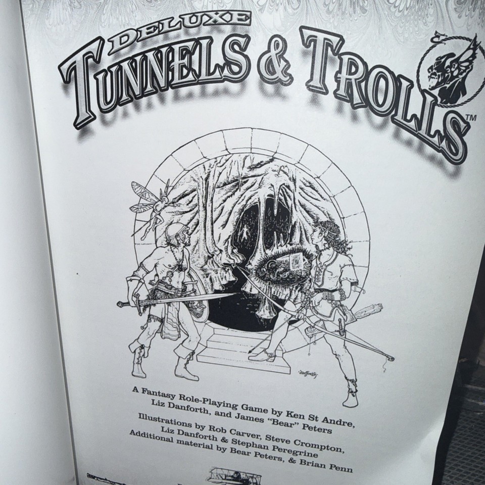 Flying Buffalo Tunnels & Trolls Deluxe Tunnels & Trolls Rare Find ...