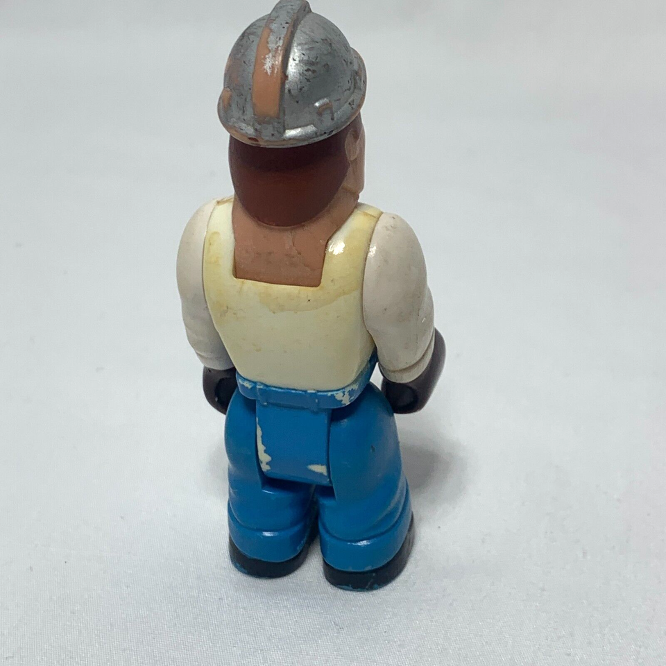 Husky Helpers Construction Worker White Shirt Blue Pants Figure Fisher ...