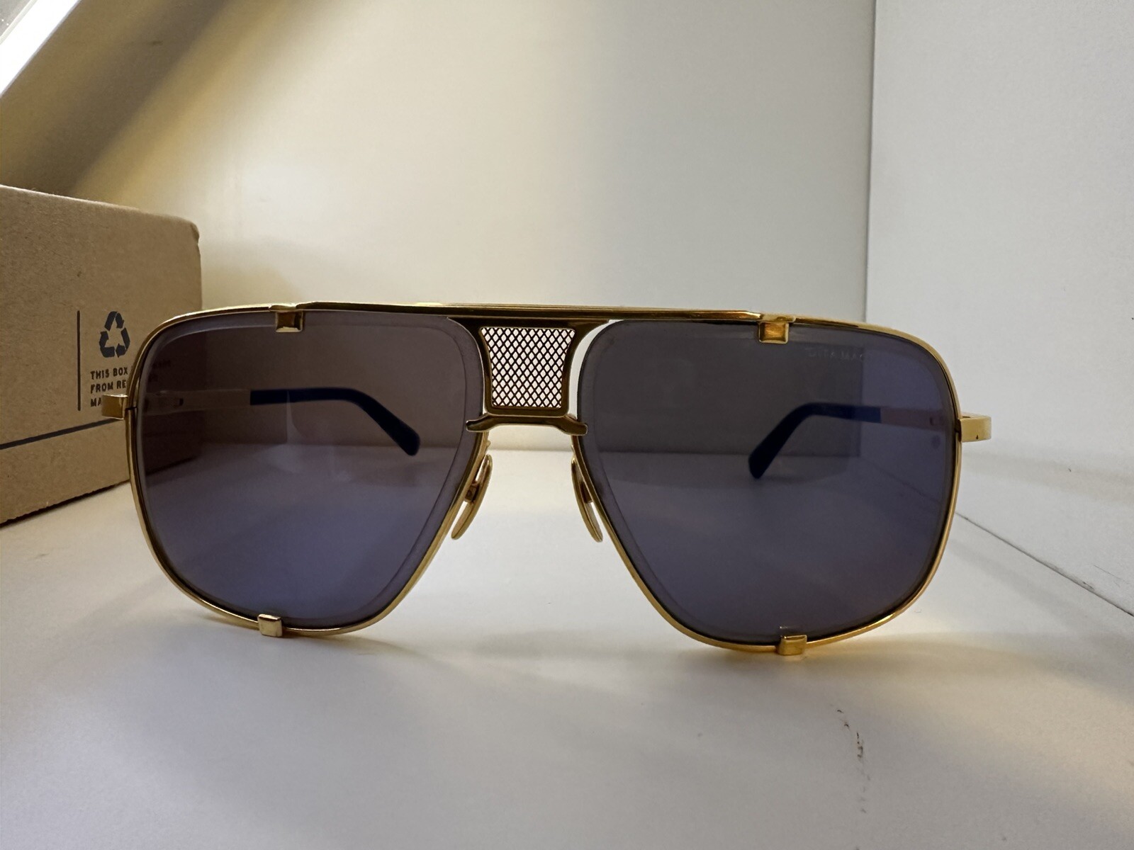 Dita Mach Five Limited Edition – One Size Men’s Sunglass Blue Preloved – FLUF