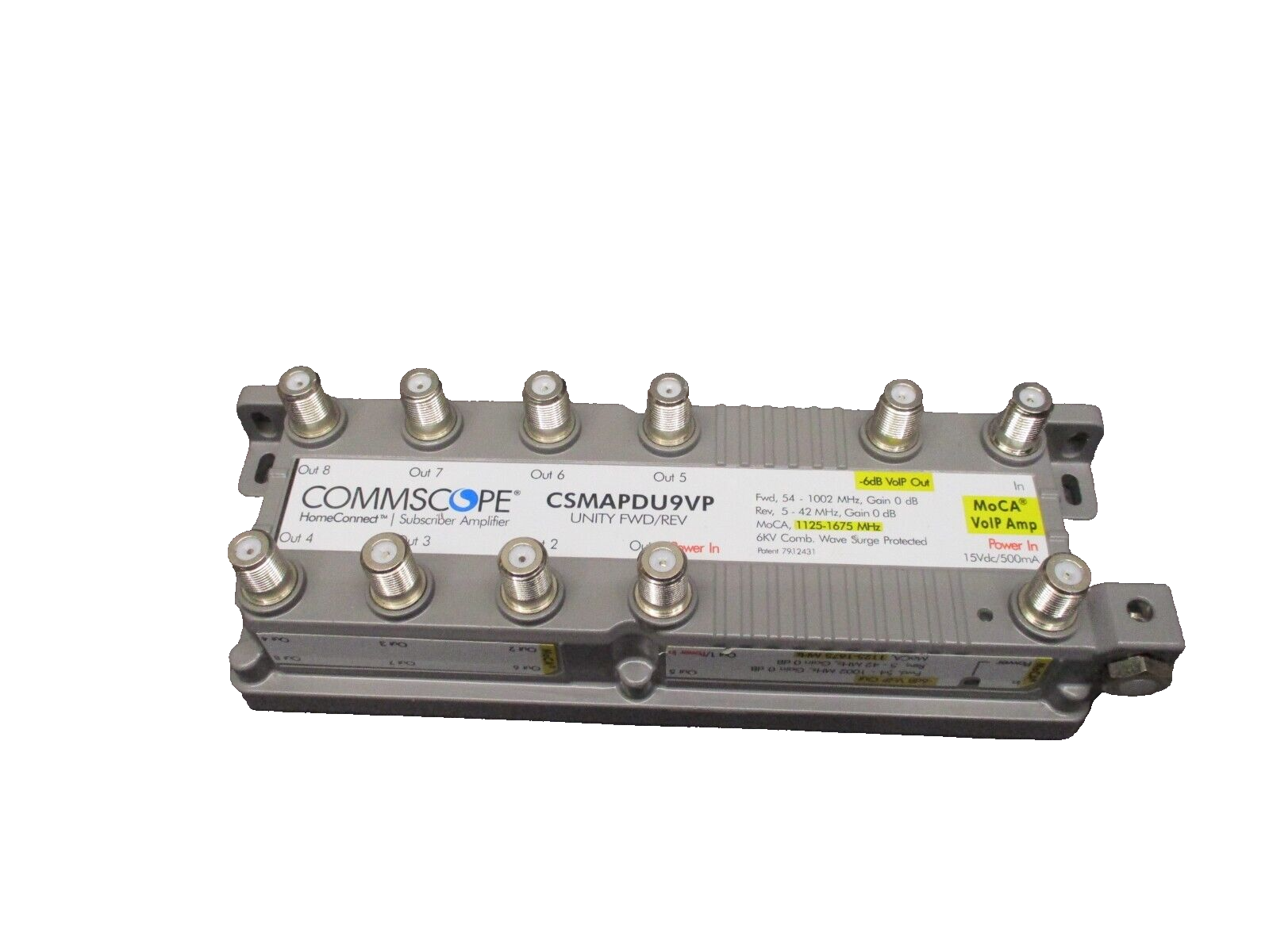 Commscope Subscriber Amplifier (CSMAPDU9VP) VoIP Amp Wave Surge ...