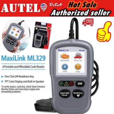Autel MaxiLink ML329 OBD2 CAN OBDII Auto Car Code Reader Diagnostic ...