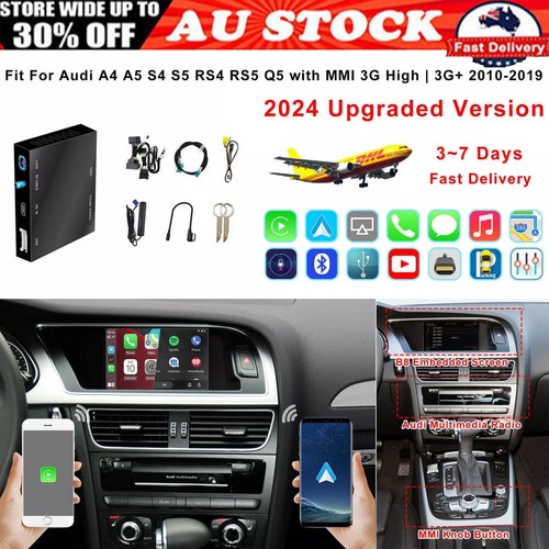 Fit for AUDI A4 A5 Q5 MMI 2010-2019 Wireless CarPlay Android Auto ...