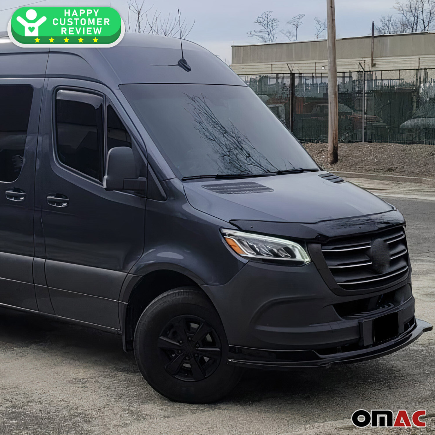 Front Bumper Protector Front Lip Fits Mercedes Sprinter 2019-2023 ABS ...