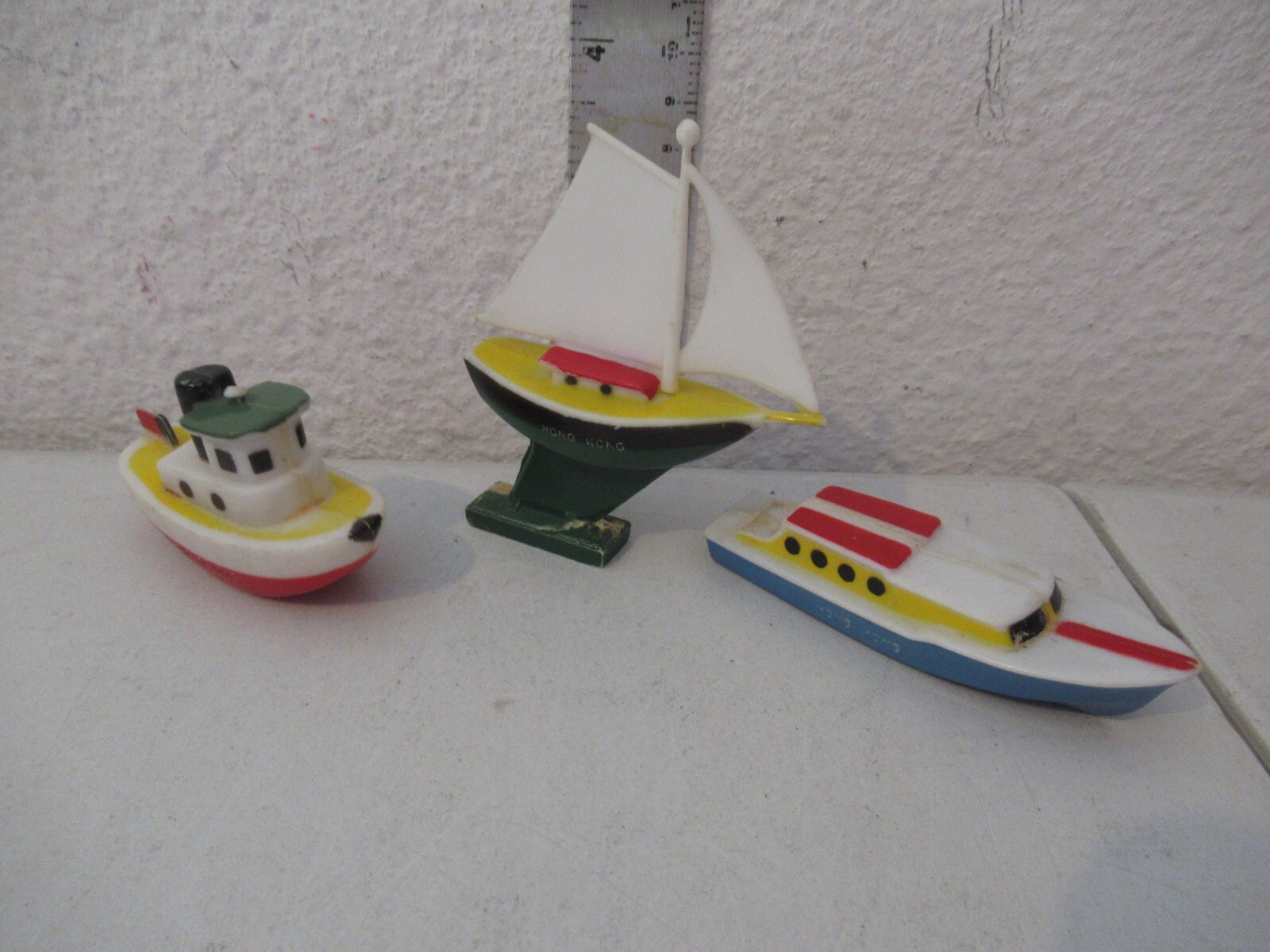 lot of 3 vintage plastic toy boats 1960s? | eBay