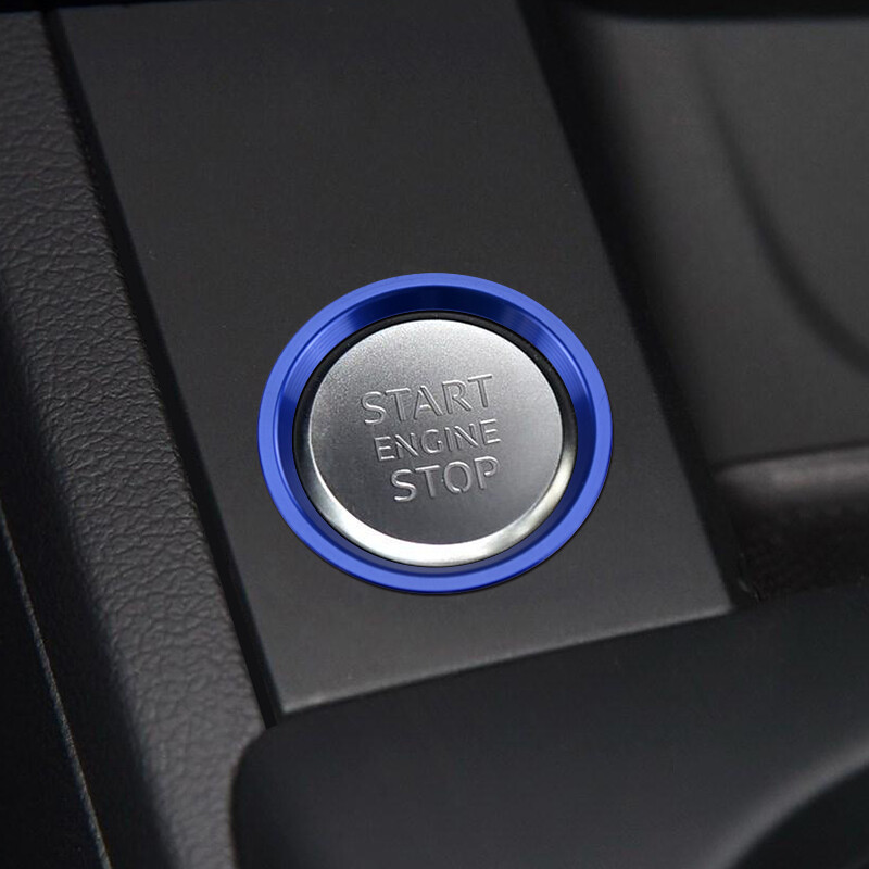 Aluminum Interior Engine Start Button Ring Cover Trim For Audi A8 S8 ...