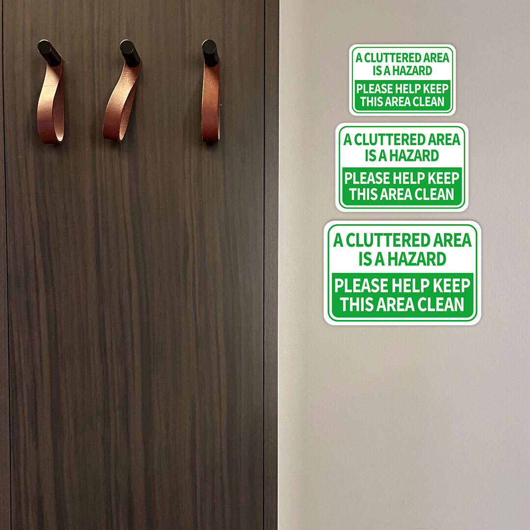 Classic Framed Plus A Cluttered Area Is A Hazard Please Help Keep This ...