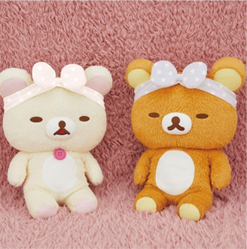 Rilakkuma Korilakkuma Pajama Party Kuttari Good Night Plush doll set ...