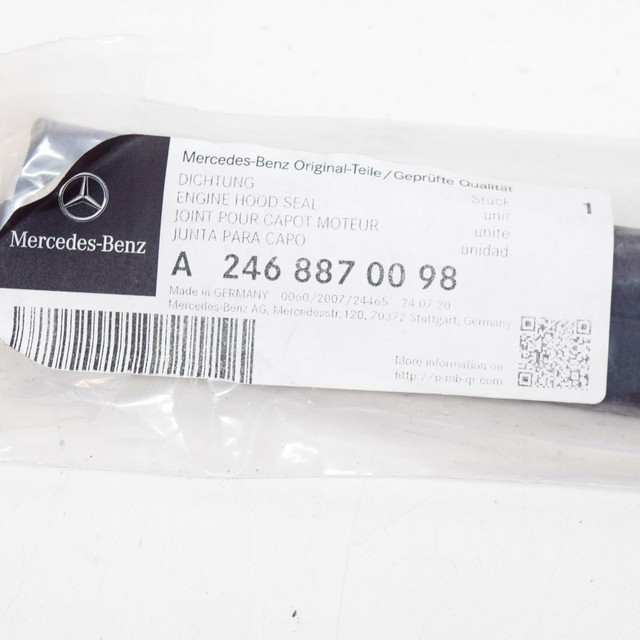 Mercedes-Benz a W176 Engine Hood Seal A2468870098 Genuine for sale ...