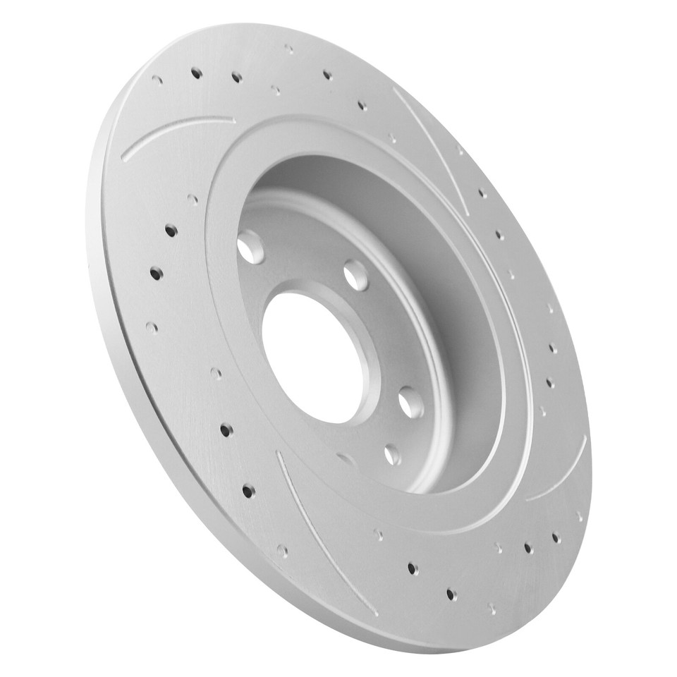 268mm REAR Drilled Rotors Ceramic Brake Pads for Chevy Cruze Sonic ...