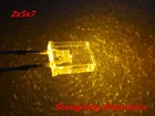 100PCS 2x5x7 Yellow Color Led 1.8~2.2V 120deg 2*5*7 MM water clear | eBay