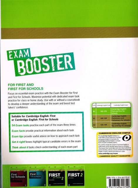 Cambridge English Exam Booster for First and First for Schools without ...