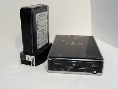 LG MODISC SUPER MULTI EXTERNAL DVD WRITER AND SEAGATE FREEAGENT GOFLEX ...