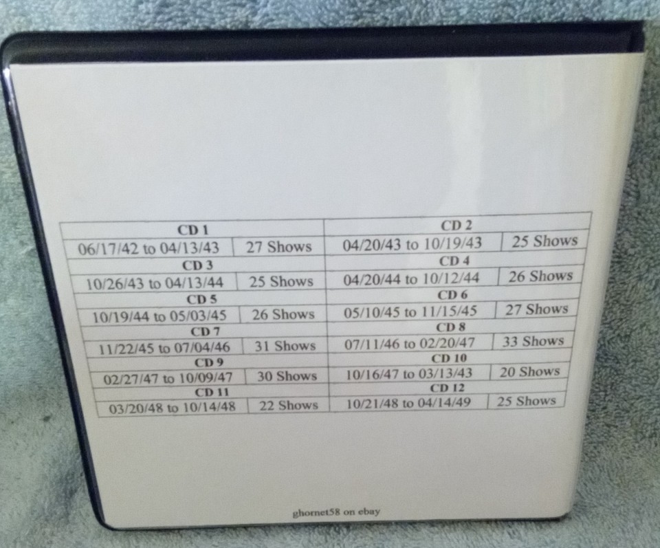 Suspense 3 Pack An Old Time Radio Collection 39 mp3 discs with 1,389 ...