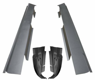 Rocker Panels & Cab Corners Dodge RAM Quad Cab 2002-2008 Slip On | eBay