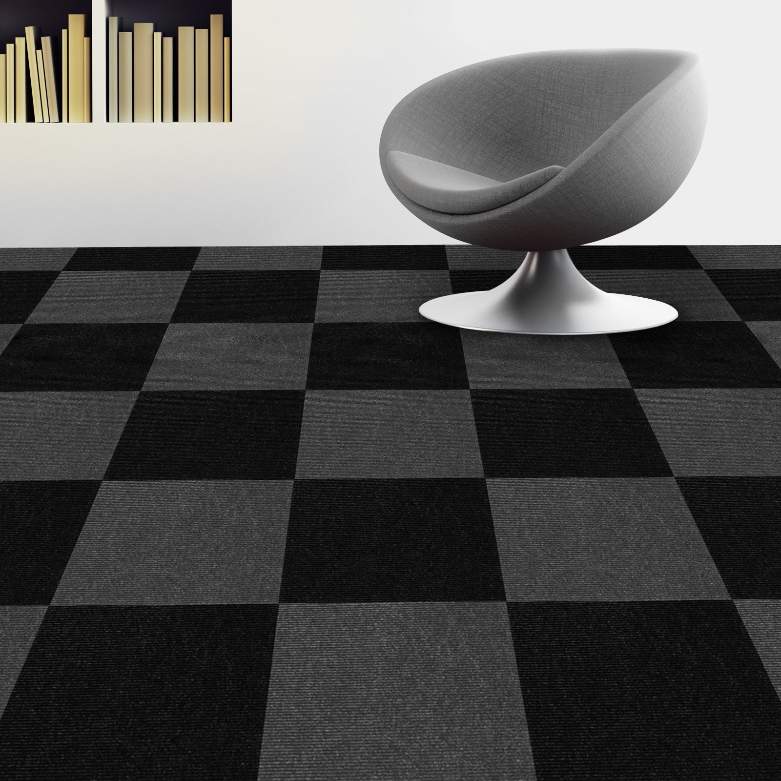 Teppichfliesen | MERCI | Teppichfliese Teppichplatten Bodenbelag ...