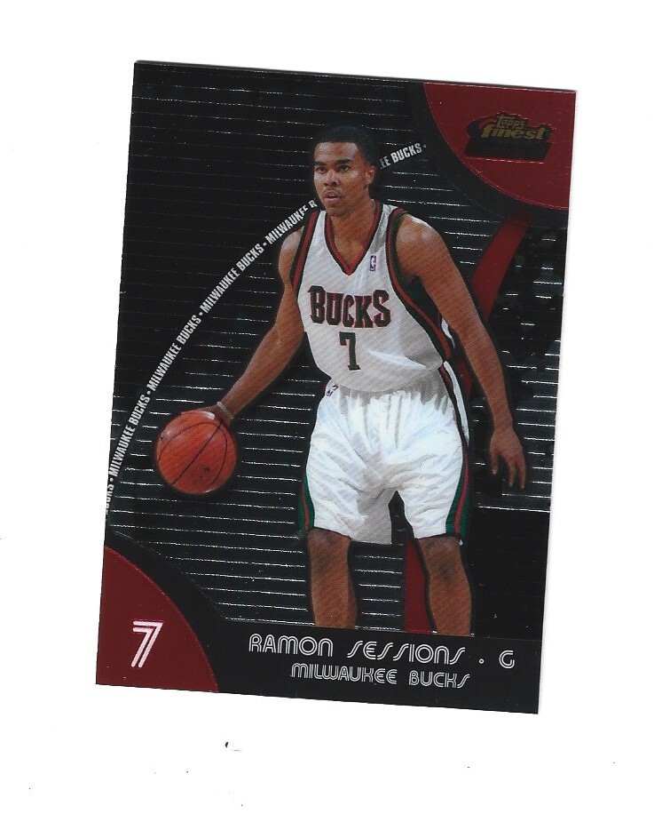 2007-08 Finest #52 Ramon Sessions RC MILWAUKEE Bucks | eBay