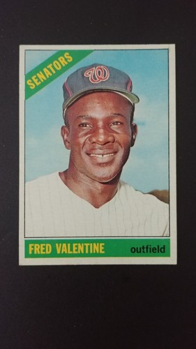 1966 Topps Baseball card # 351 Fred Valentine ( VERY GOOD CONDITION) | eBay