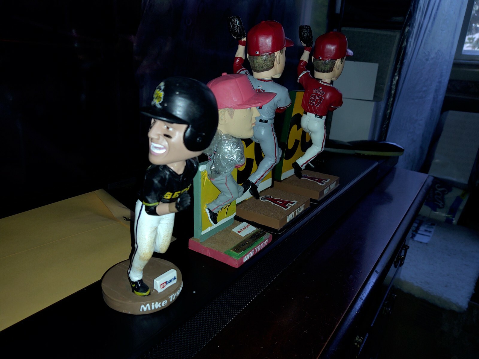 All 4 Mike Trout BobbleHeads SGA Salt Lake City Bees | eBay
