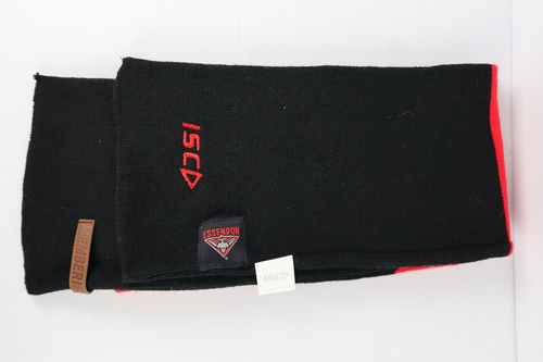 Essendon Bombers AFL Supporter Scarf Member 2018 ISC Colourblock Red ...
