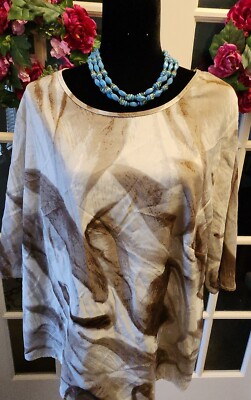 3X Emory Rose Short Sleeve Neutral Color Top | eBay