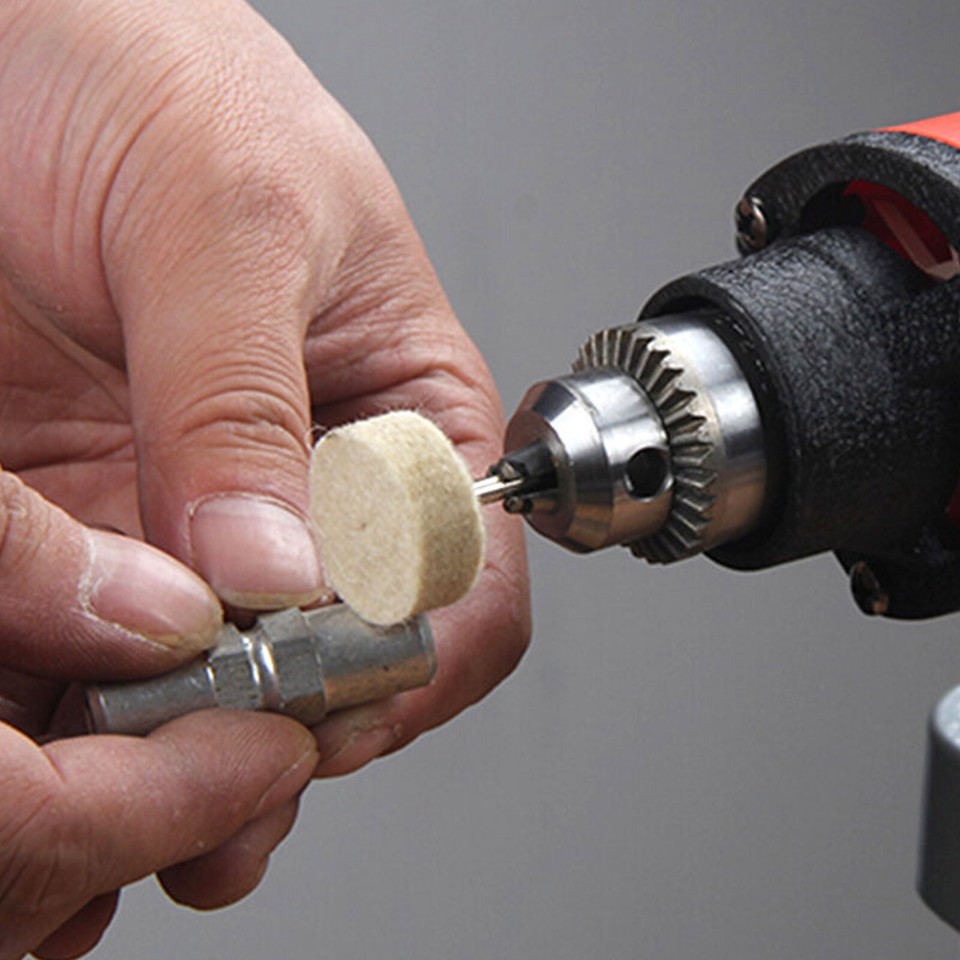 Dremel Felt Polishing Buffing Pads Wheel Wool Plastic Rotary Tool 150 ...