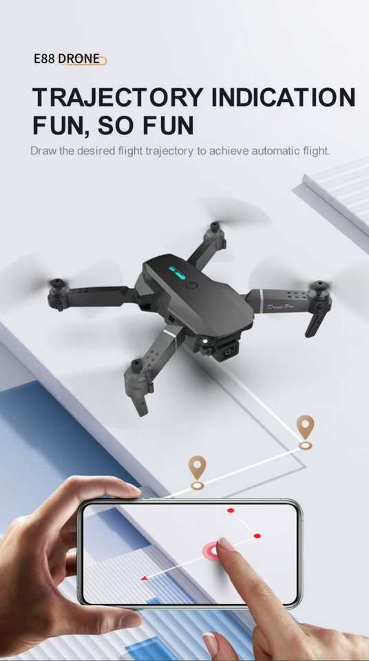 2025 New RC Drone With 4K HD Dual Camera WiFi FPV Foldable Quadcopter ...