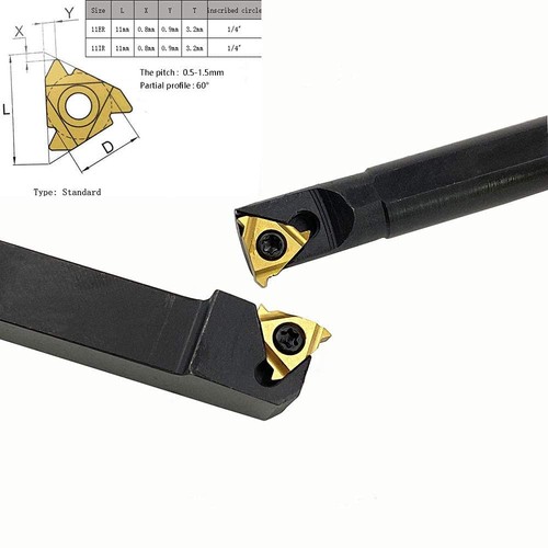 GBJ Lathe Threading Tool External + Internal Threading Holder SER ...