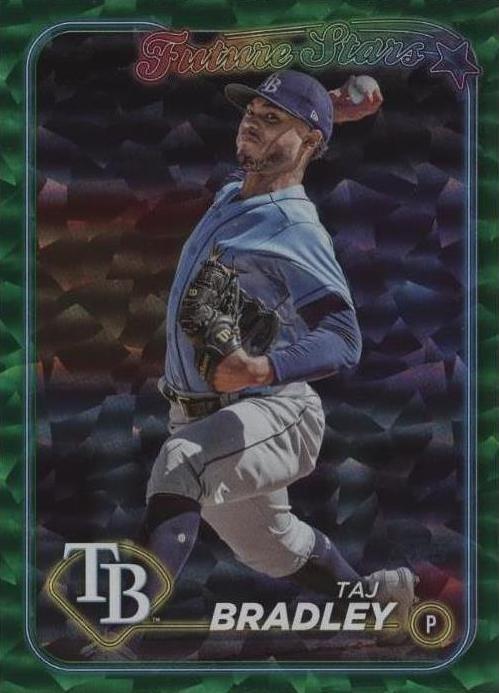 2024 Topps Series 2 - Future Stars Taj Bradley #589 Green Foil /499 for ...