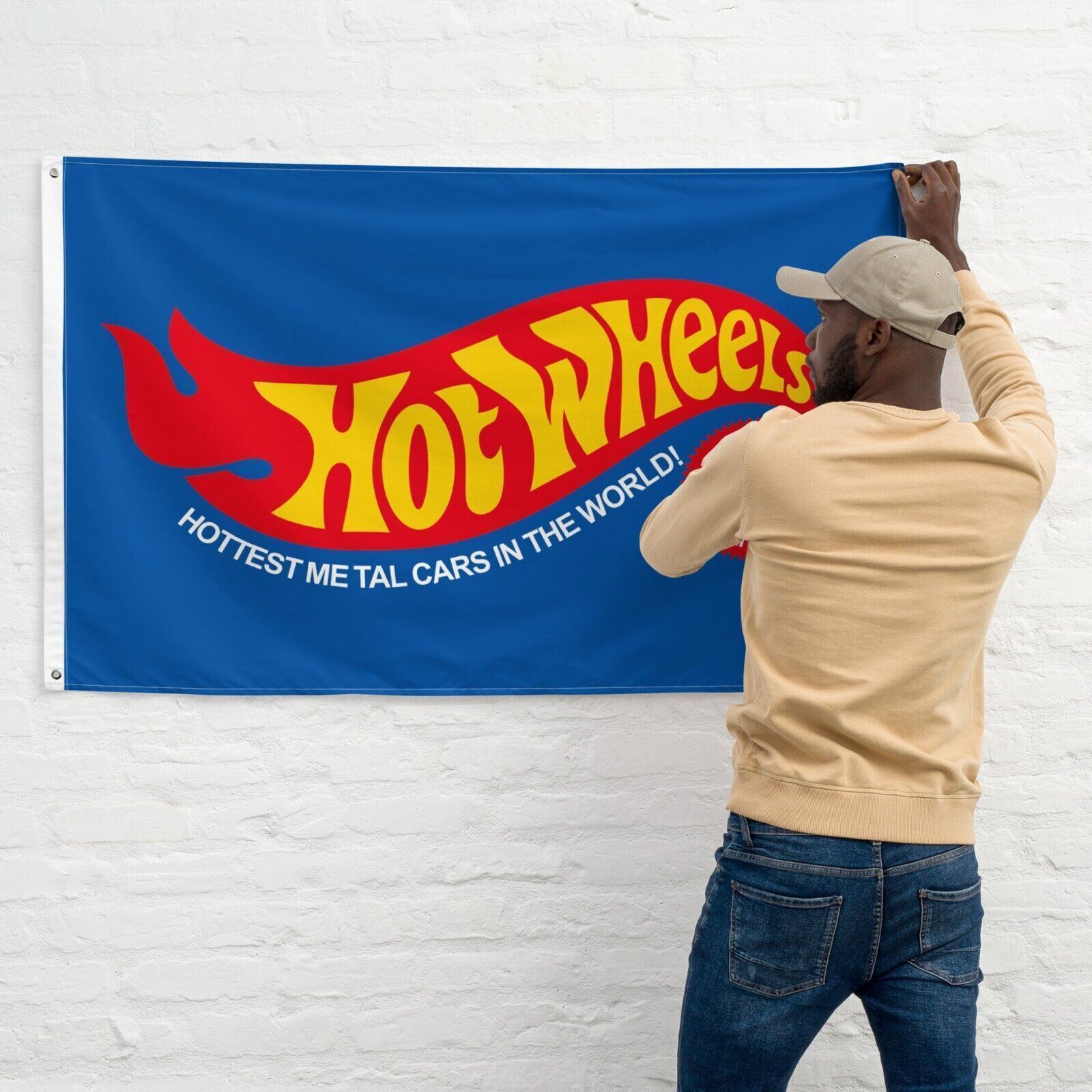 Premium Flag Hot Wheels 3x5 ft Banner Mattel Toys Collectors Toy Cars ...