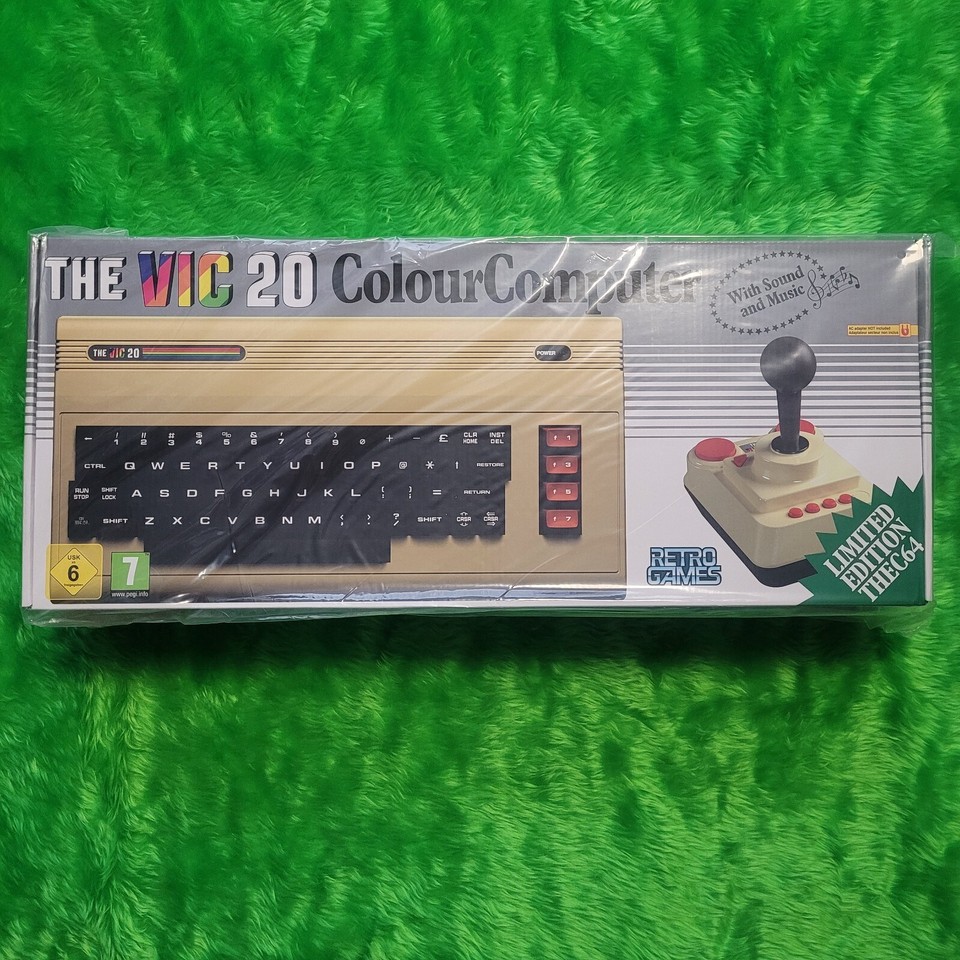 The C64 MAXI RETRO MICRO Computer CONSOLE Commodore 64 + Joystick *NEW ...