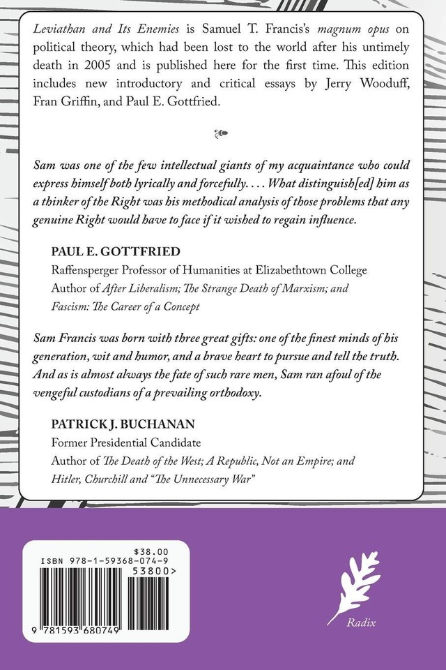 Leviathan and Its Enemies by Samuel T Francis: New | eBay