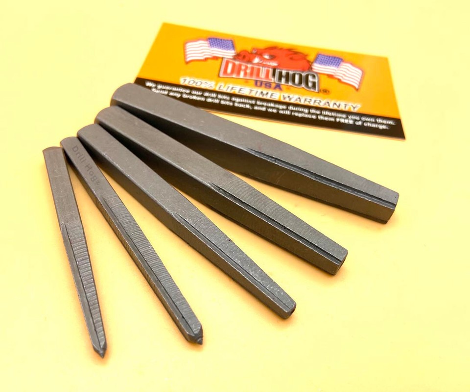 Square Easy Out Set EZ Out Round Screw Extractors Bolt 5Pc Lifetime ...