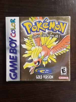 Pokemon Gold Version - Game Boy Color - Factory Sealed - Brand New | eBay