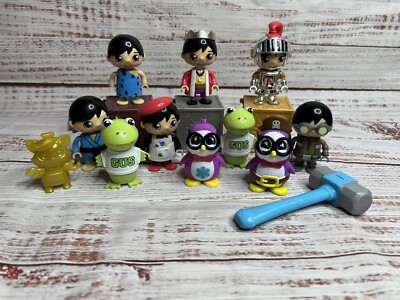 Ryan's World 3” Action Figures Lot Of 11 W/ Blocks-Peck, Gus, Gold ...