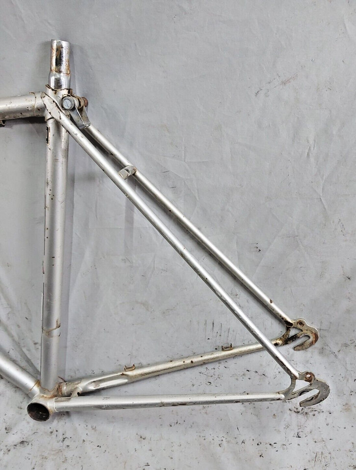 1978 Motobecane Mirage Road Bike Frame X-Small 48cm French Steel Silver ...