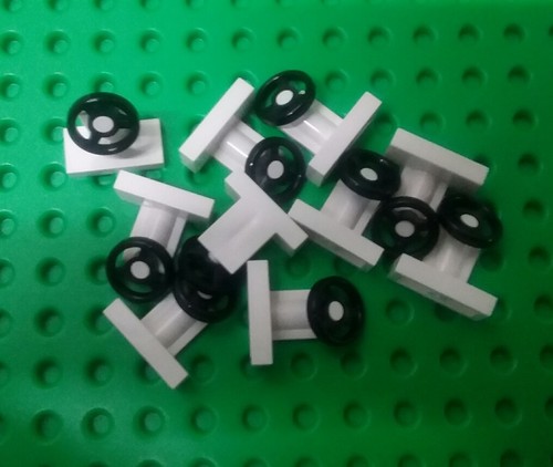 *NEW* Lego White Steering Wheels for Cars Space Ships Vehicles Boats ...