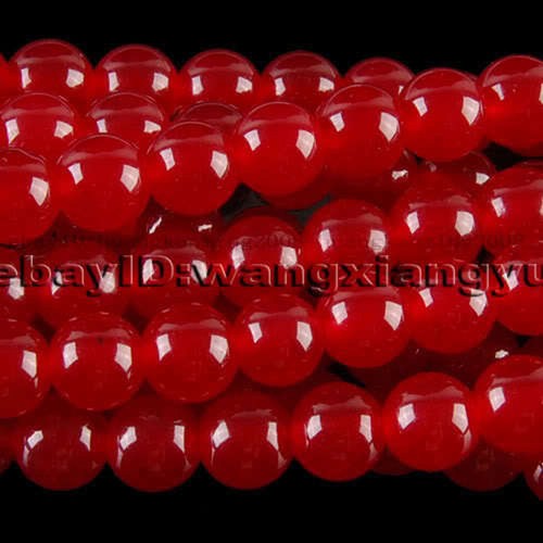6mm Red Ruby Round Loose Beads Gemstones 15" AAA | eBay