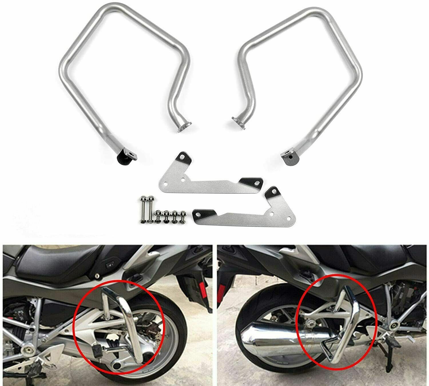 Rear Engine Guard Crash Bars Protector For BMW R1200RT 2014-2018 ...