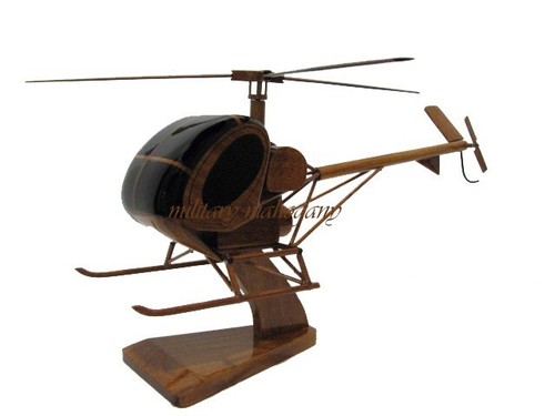 Hughes TH-55 Osage Sikorsky S-300 Military Helicopter Mahogany Wood ...