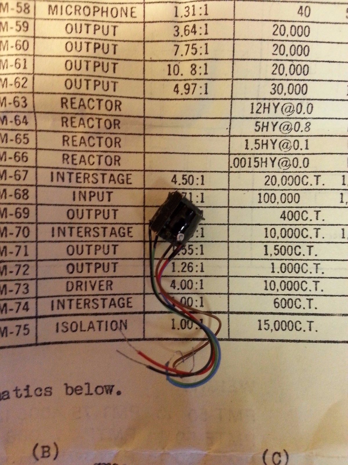 Stancor+PMT-69+Schematic+Vintage+Standard+Transformer+Corp.+%22A%22 for ...