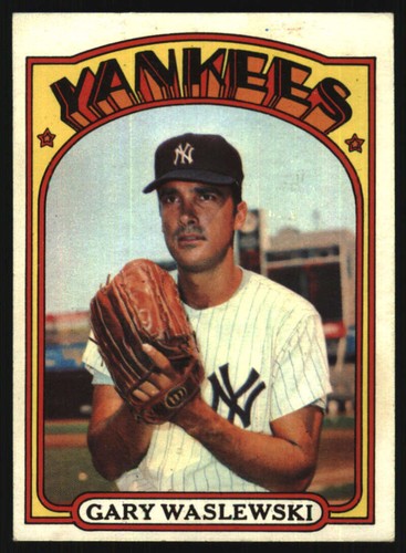 1972 Topps #108 Gary Waslewski EX/EX+ Yankees 604195 | eBay