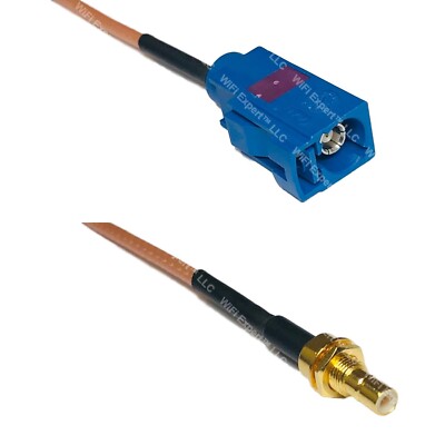 RG316 Fakra C Female to SMB MALE BULKHEAD RF Cable Rapid-SHIP LOT | eBay