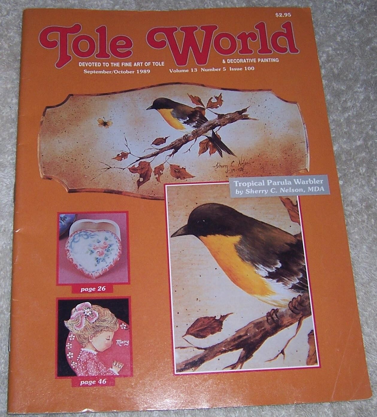 Tole World Magazine September/ October 1989 decorative painting | eBay